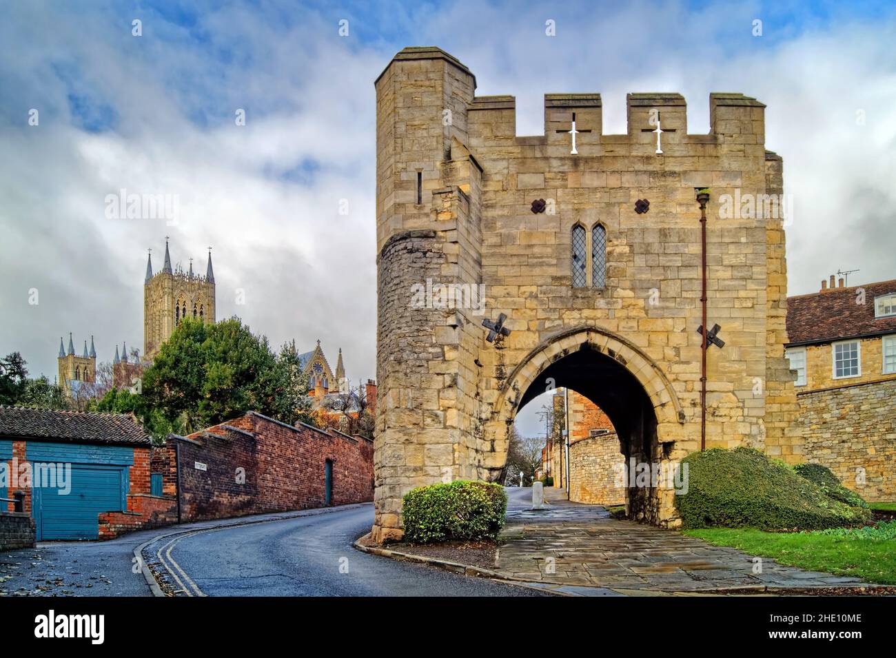 Lincoln uk arch hi-res stock photography and images - Alamy