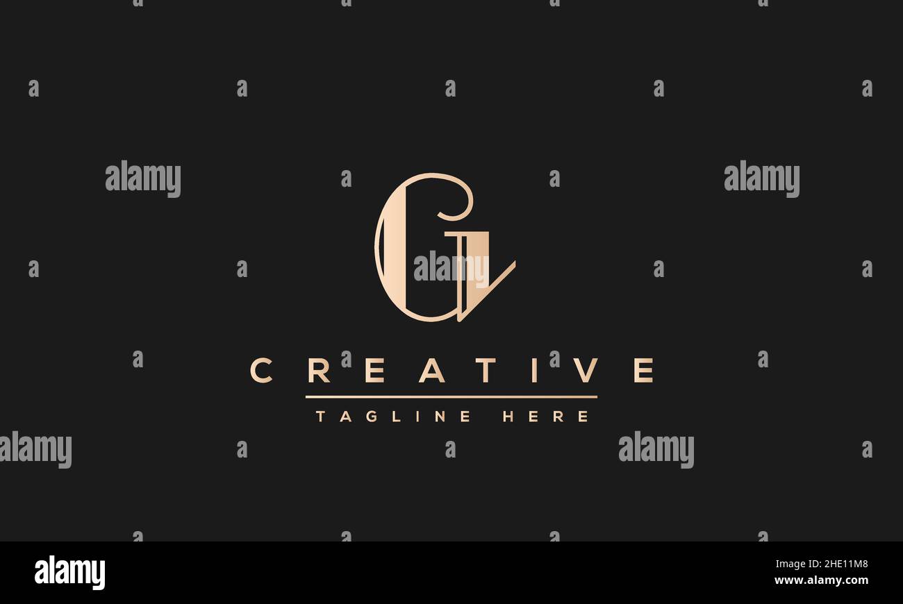 Modern creative letter G vector logo design. Minimalist G Luxury ...