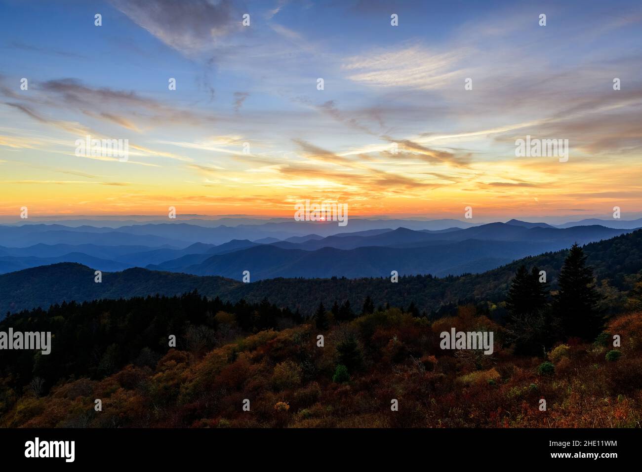 Wide angle sunset hi-res stock photography and images - Alamy