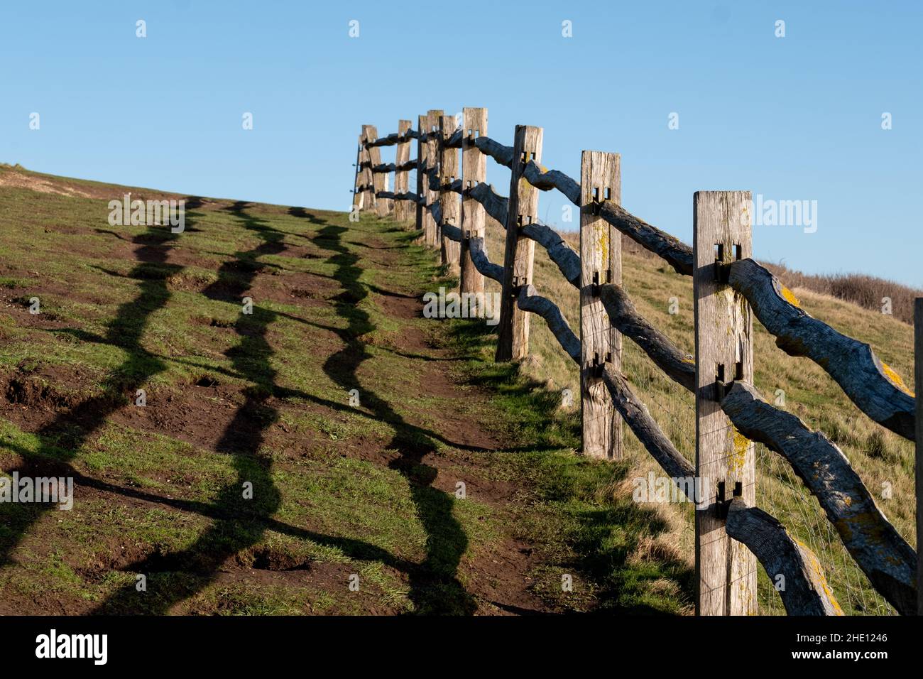 Wooden Fence Edge Of Cliff High Resolution Stock Photography and Images ...