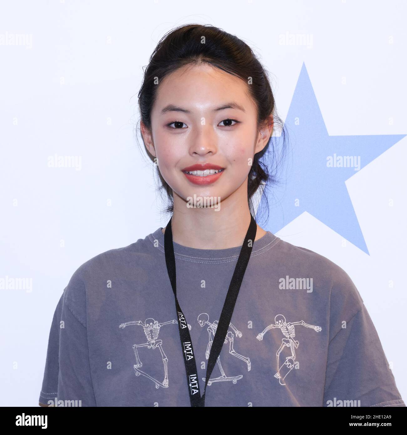 Los Angeles, California, USA. 6th January, 2022. Model Chesey from JMK ...