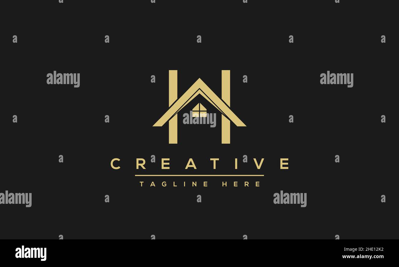 H house logo hi-res stock photography and images - Alamy