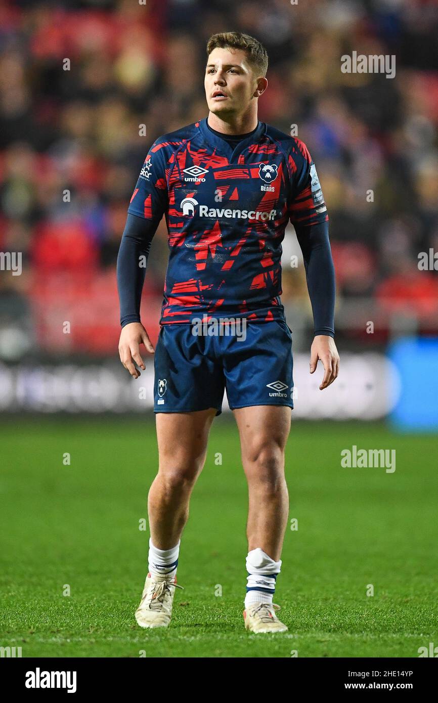 Callum Sheedy of Bristol Bears, in action during the game Stock Photo ...