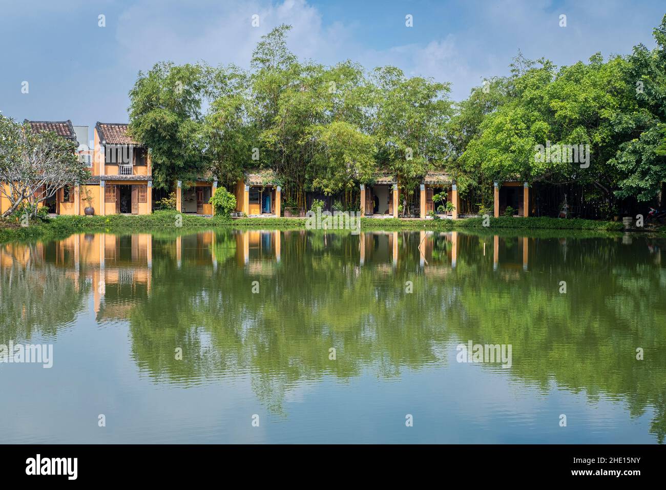 Scenery of a Vietnamese village Stock Photo - Alamy