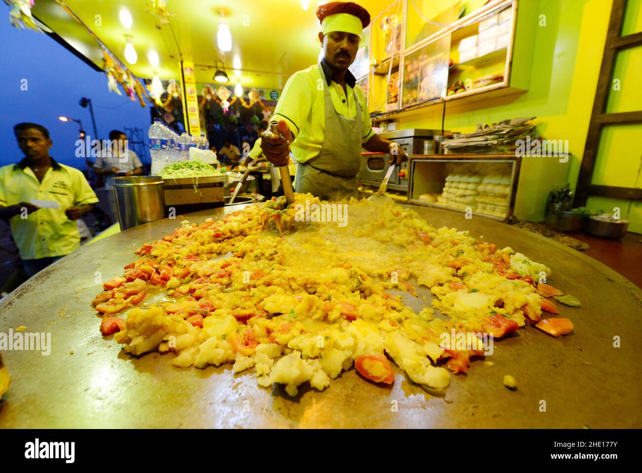 Pav Bhaji is one of Mumbai's most popular street food Stock Photo - Alamy