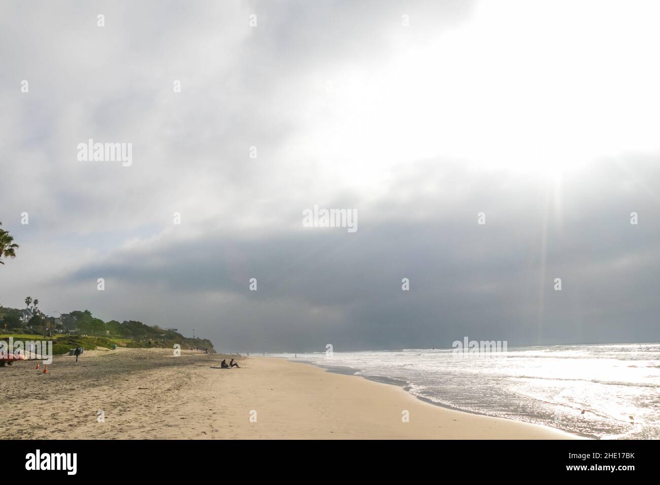Del Mar Beach, California, USA. 7th Jan 2022. UK Weather: January 7 ...