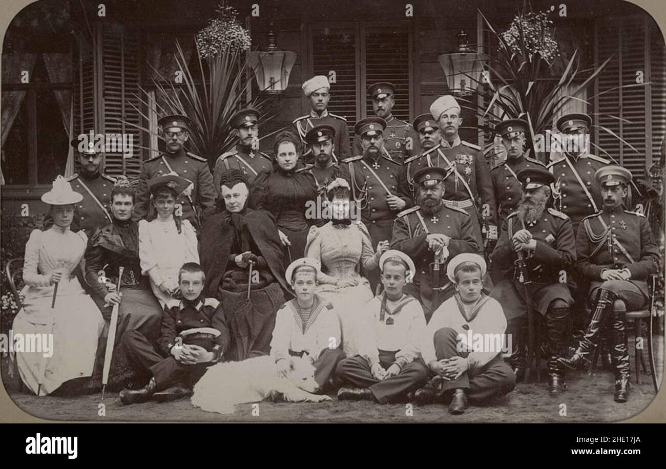 Alexander Iii With Family