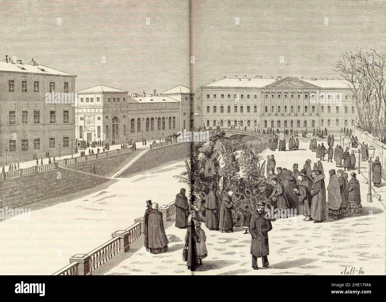 The assassination of Tsar Alexander II outside the Winter Palace on the ...