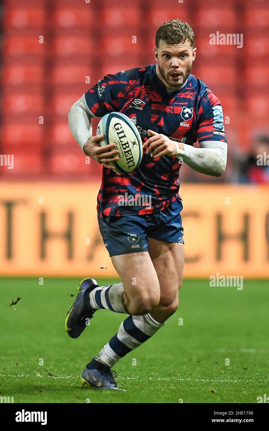 Henry Purdy of Bristol Bears, in action during the game Stock Photo - Alamy