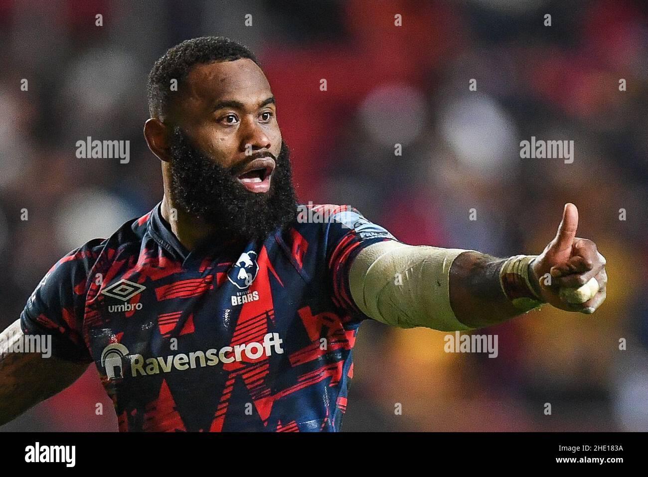 Semi Radradra of Bristol Bears, during the game Stock Photo - Alamy