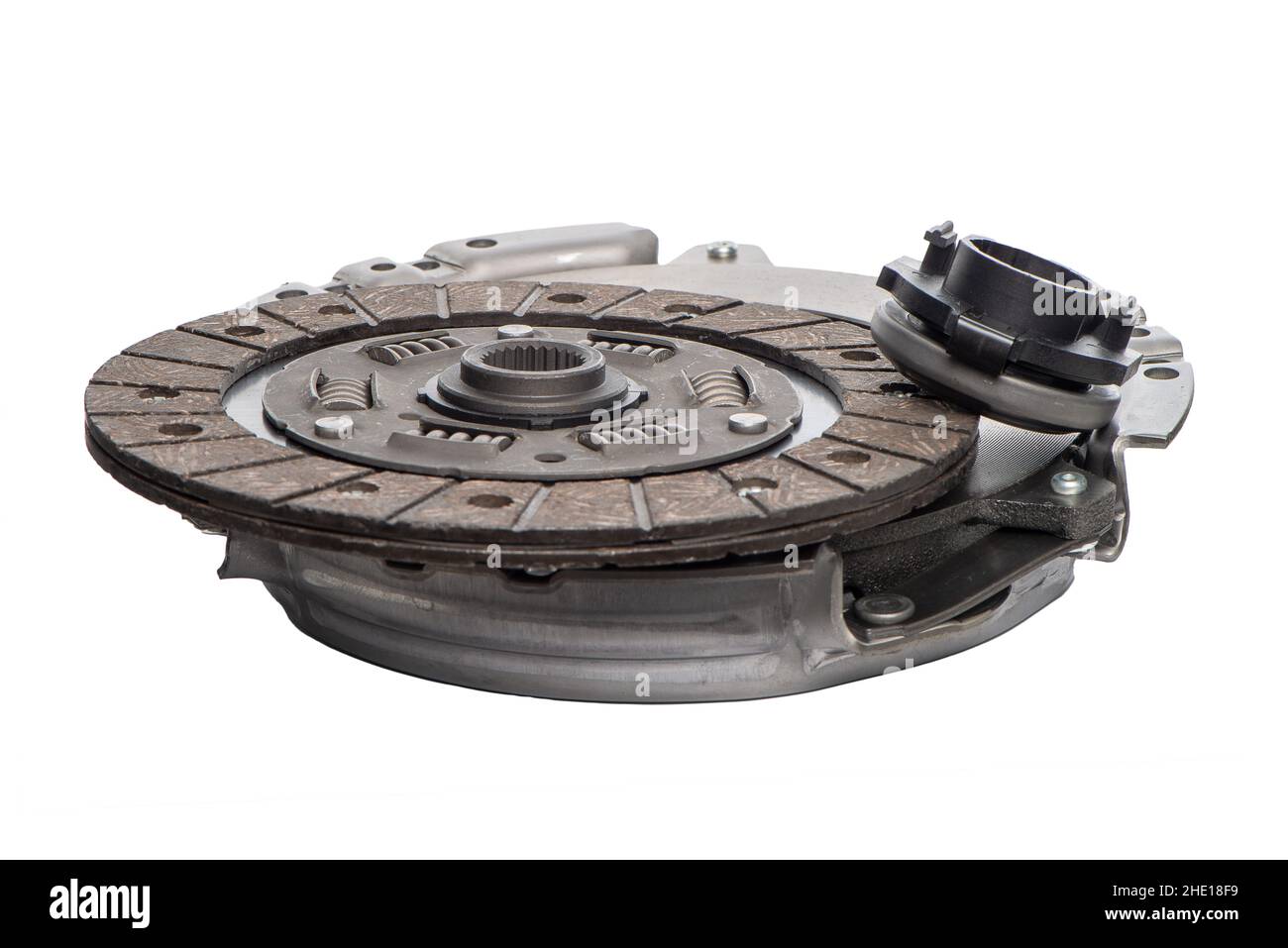 Car clutch isolated on white background Stock Photo - Alamy