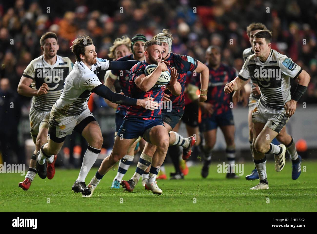 Andy Uren of Bristol Bears, in action during the game Stock Photo - Alamy