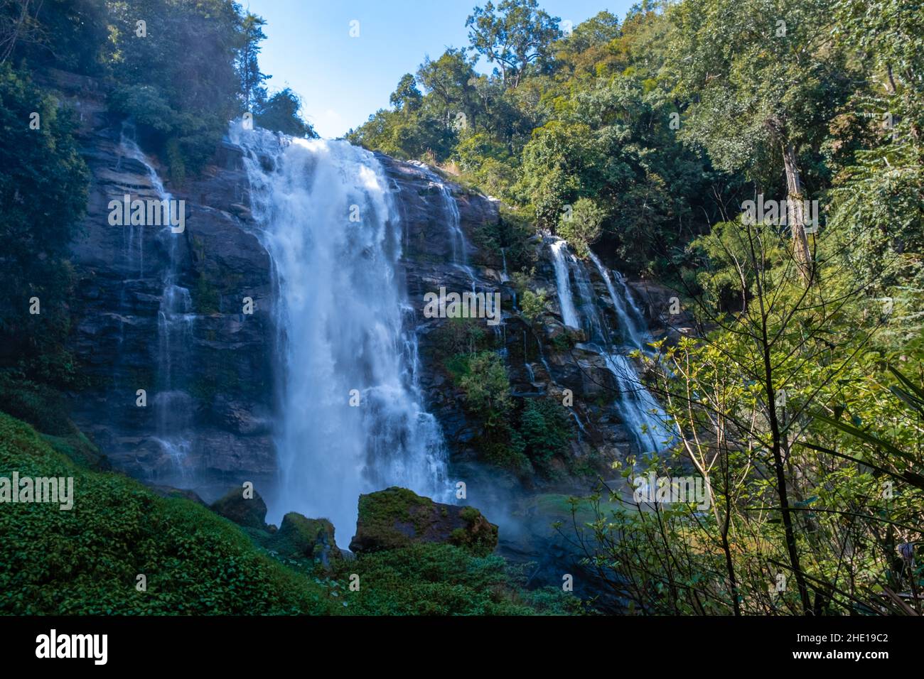 Wachirathan Waterfall Doi Inthanon national park Thailand Chiang Mai ...