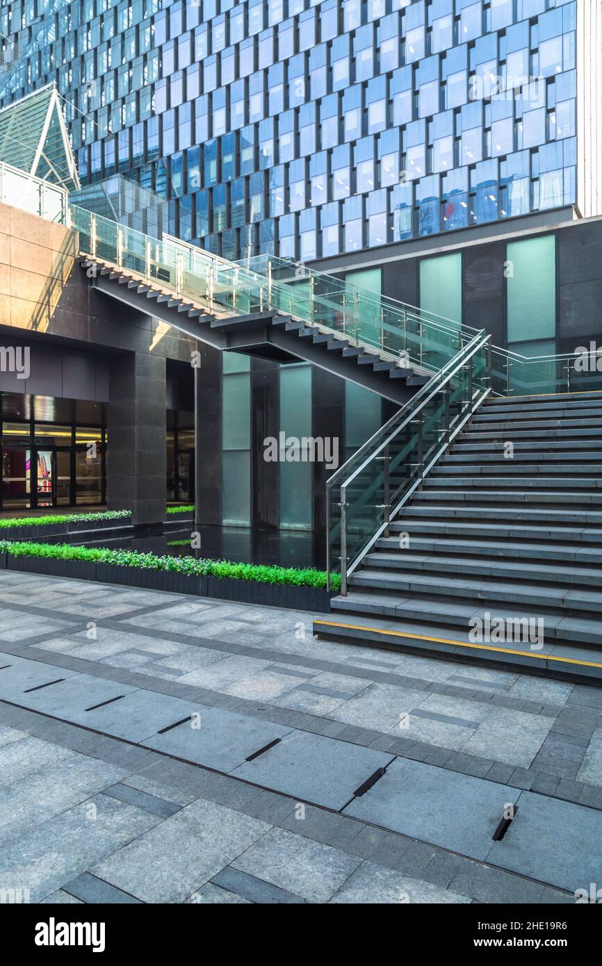 The stairs in the outdoor, urban abstract landscape Stock Photo - Alamy