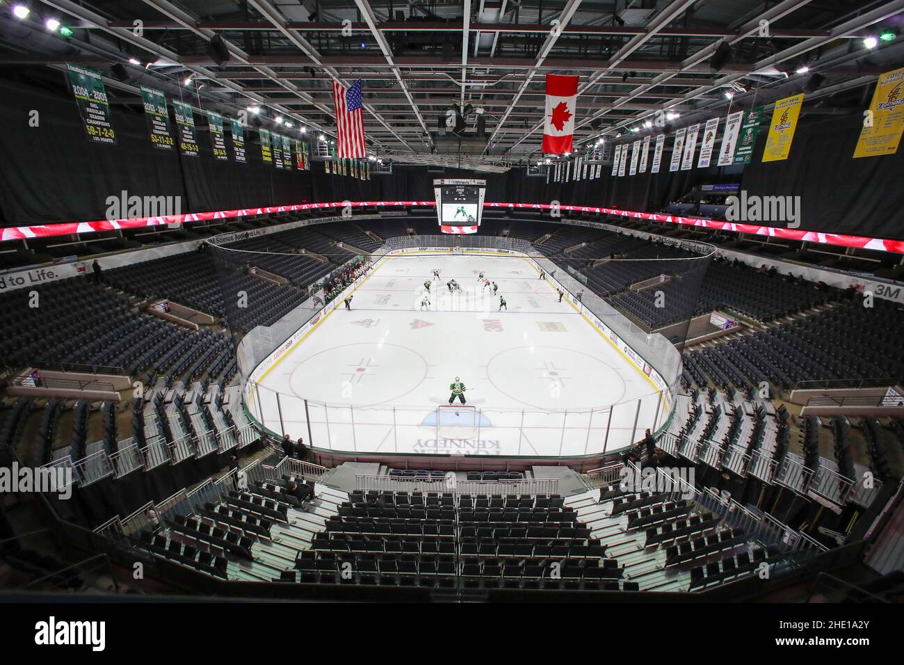 London, Ontario, Canada. Jan 7 2022, The London Knights and the Flint ...