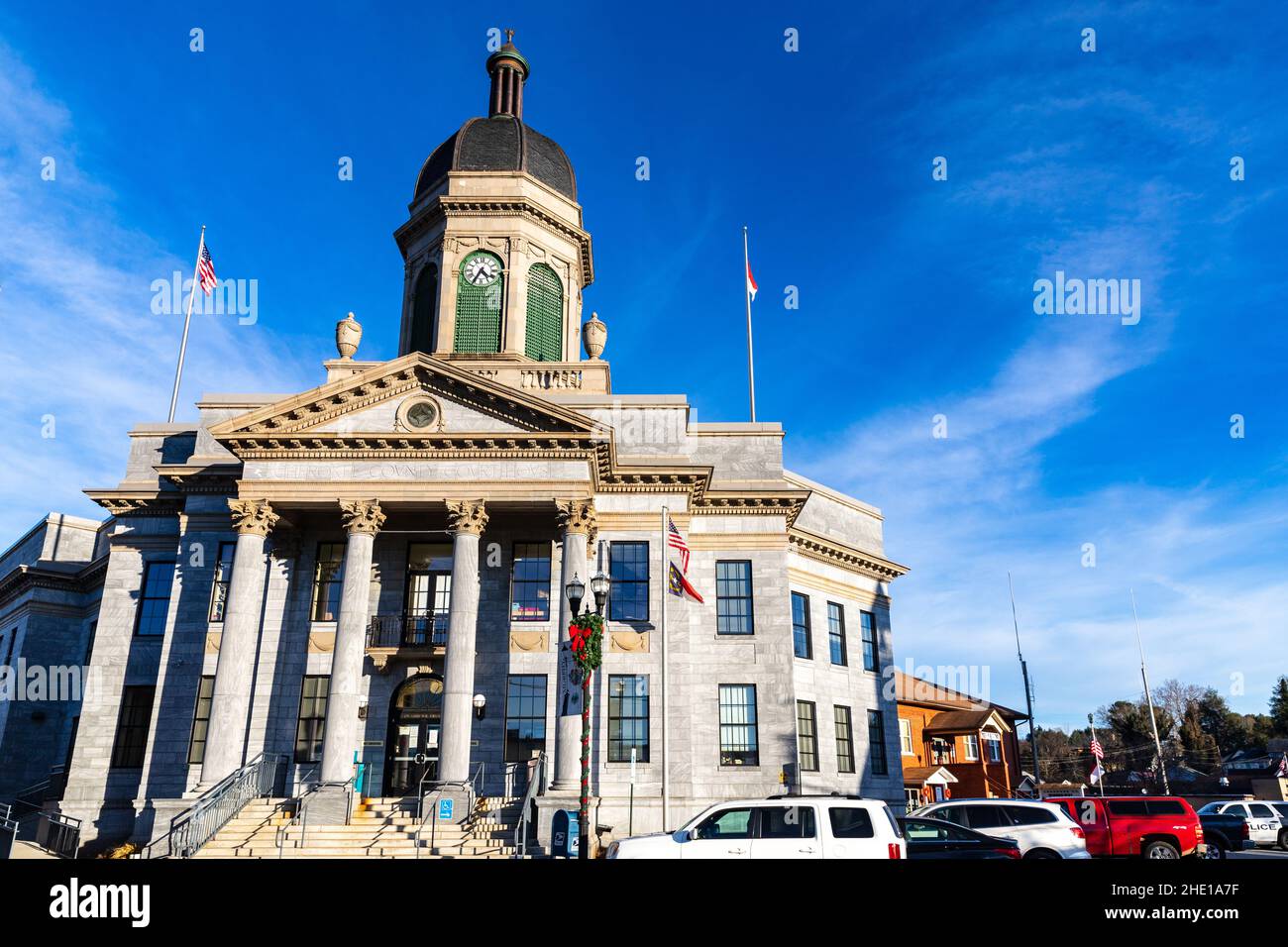 Murphy, NC - November 23, 2021: Cherokee County Courthouse in Murphy ...