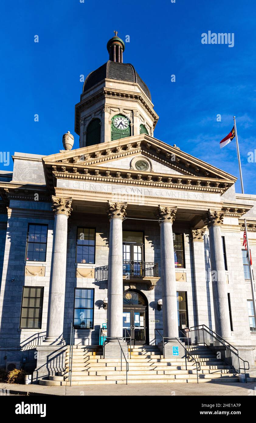 Murphy, NC - November 23, 2021: Cherokee County Courthouse in Murphy ...