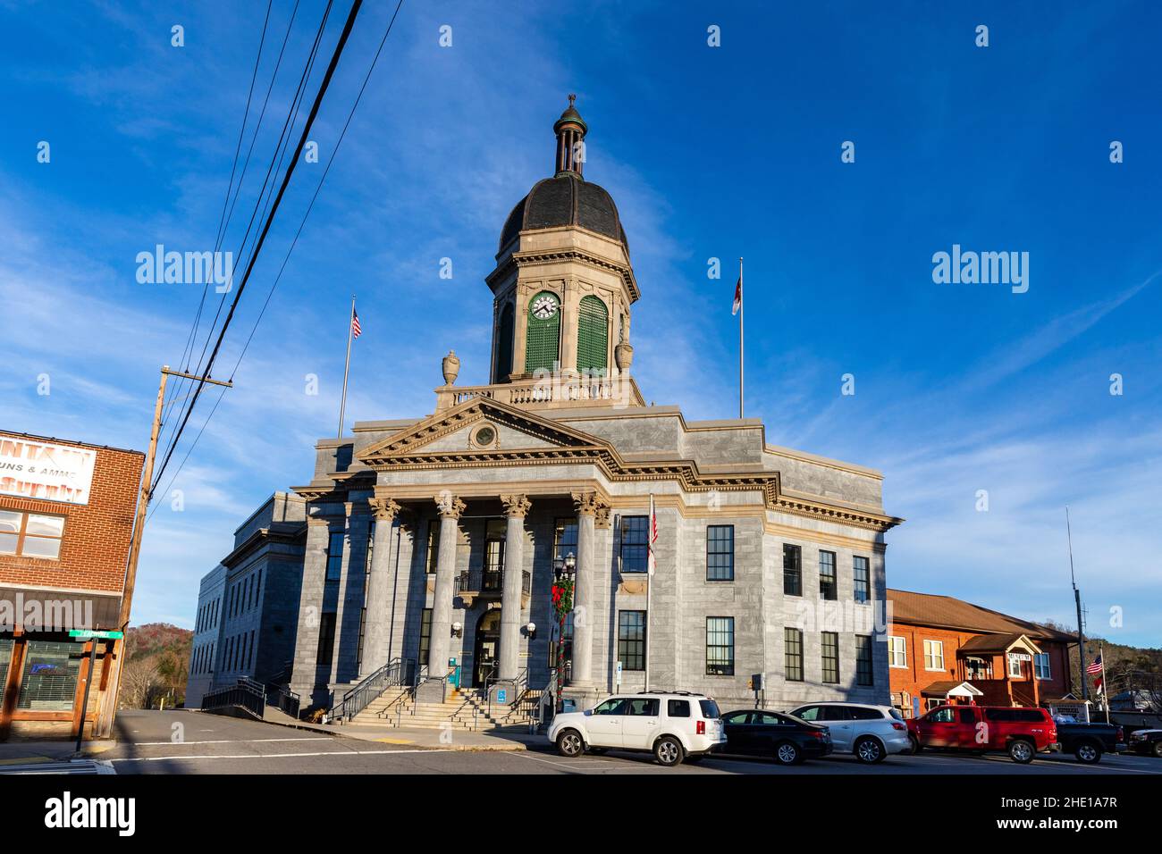 Murphy, NC - November 23, 2021: Cherokee County Courthouse in Murphy ...