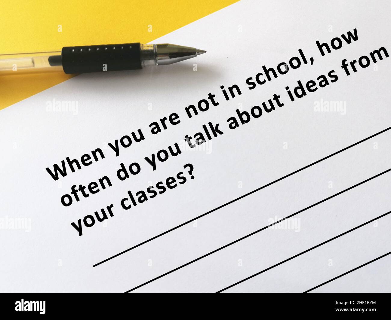 One person is answering question about remote learning. The person is ...