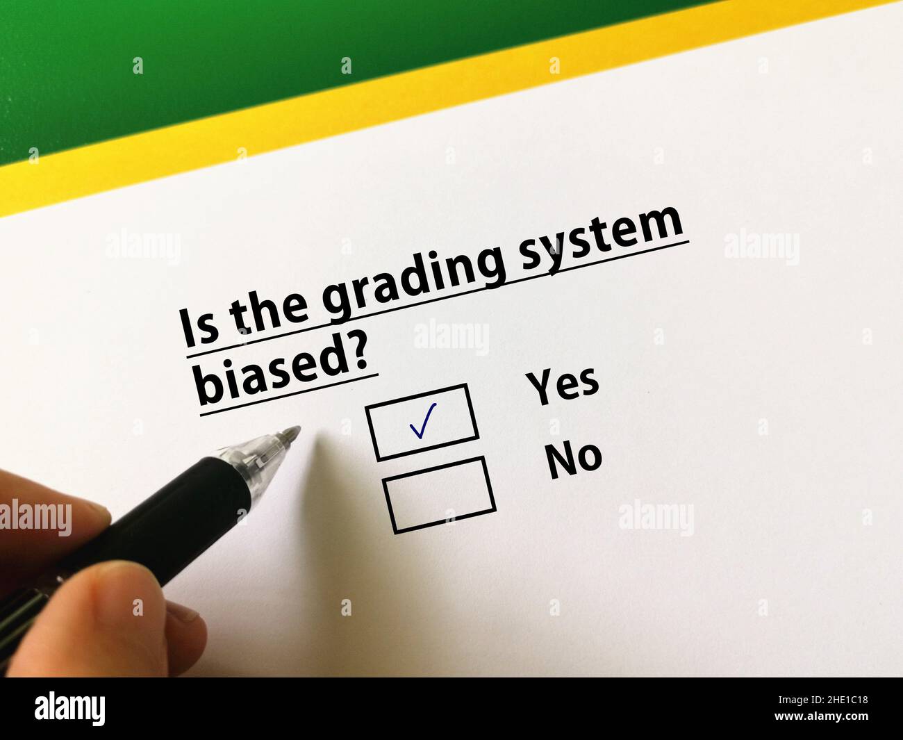 Grading system hi-res stock photography and images - Alamy