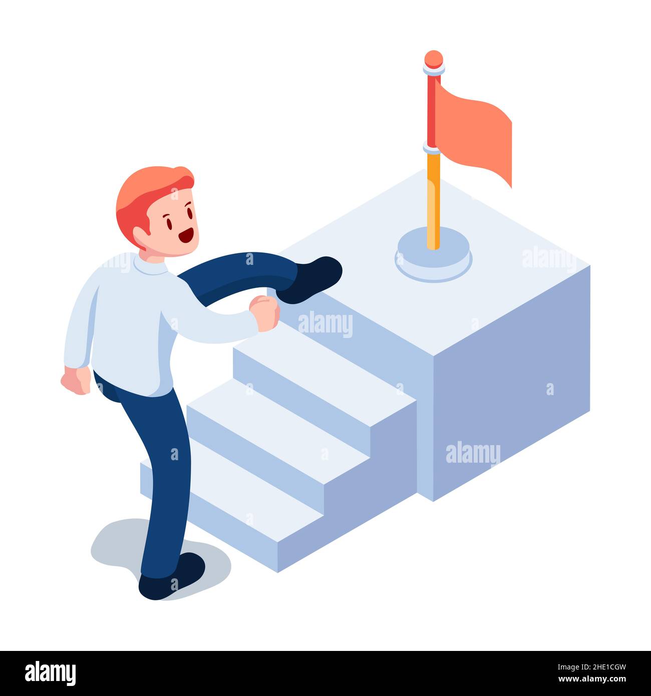 Big Stair Step Stock Vector Images - Alamy