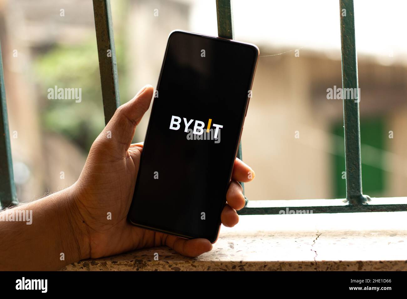 West Bangal, India - December 15, 2021 : Bybit logo on phone screen ...