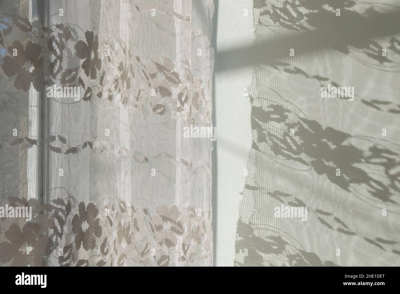 House window curtain background and texture Stock Photo - Alamy