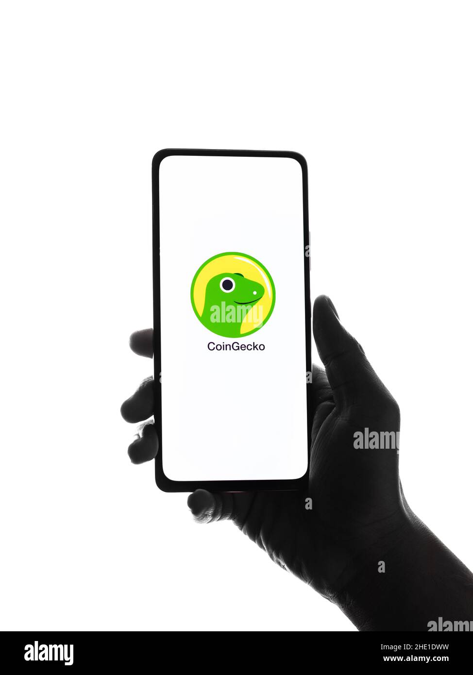 West Bangal, India - January 7, 2022 : CoinGecko logo on phone screen ...