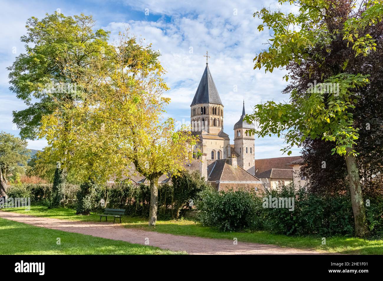 Cluny abbey, medieval monastery in Burgundy, France Stock Photo - Alamy