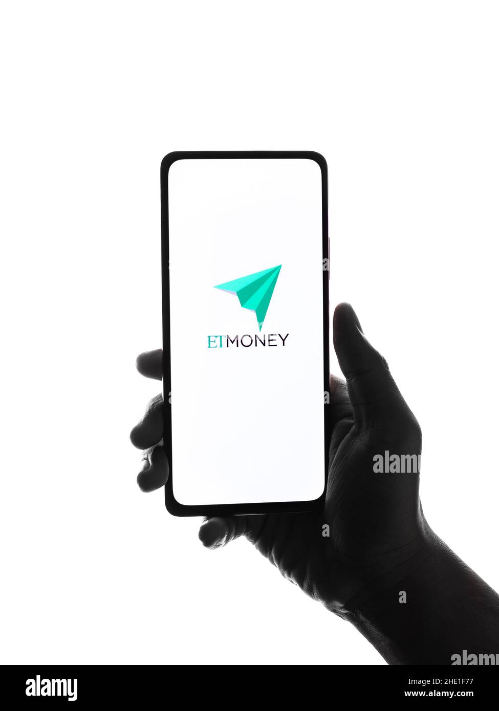 West Bangal, India - January 7, 2022 : ET Money logo on phone screen ...