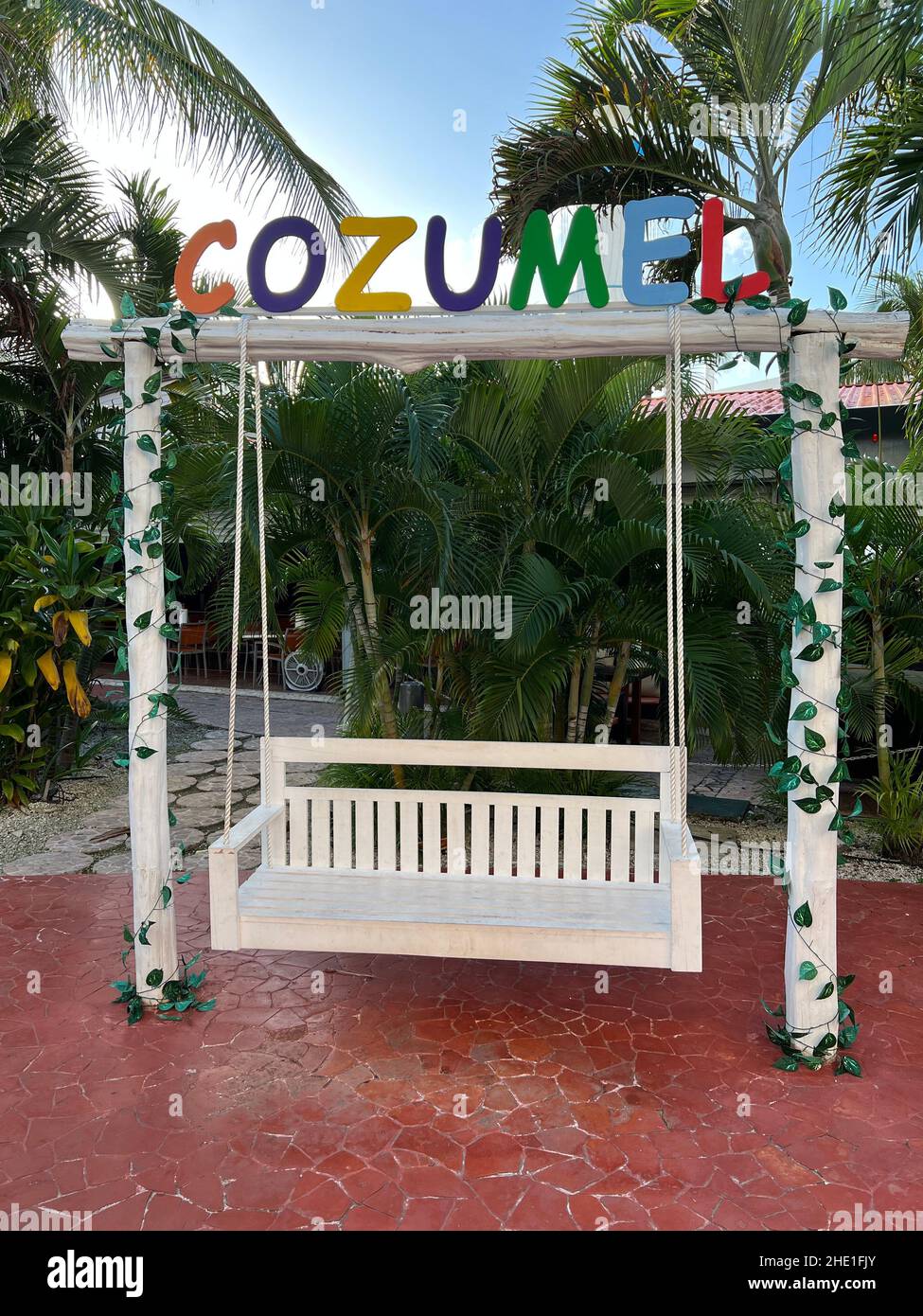 Cozumel, Quintana Roo, Mexico - December 17,2021: Cozumel Island sign ...