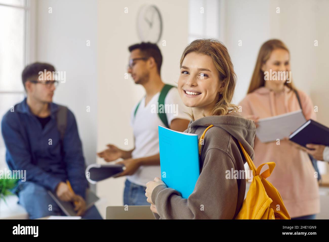 Smart student portrait hi-res stock photography and images - Alamy