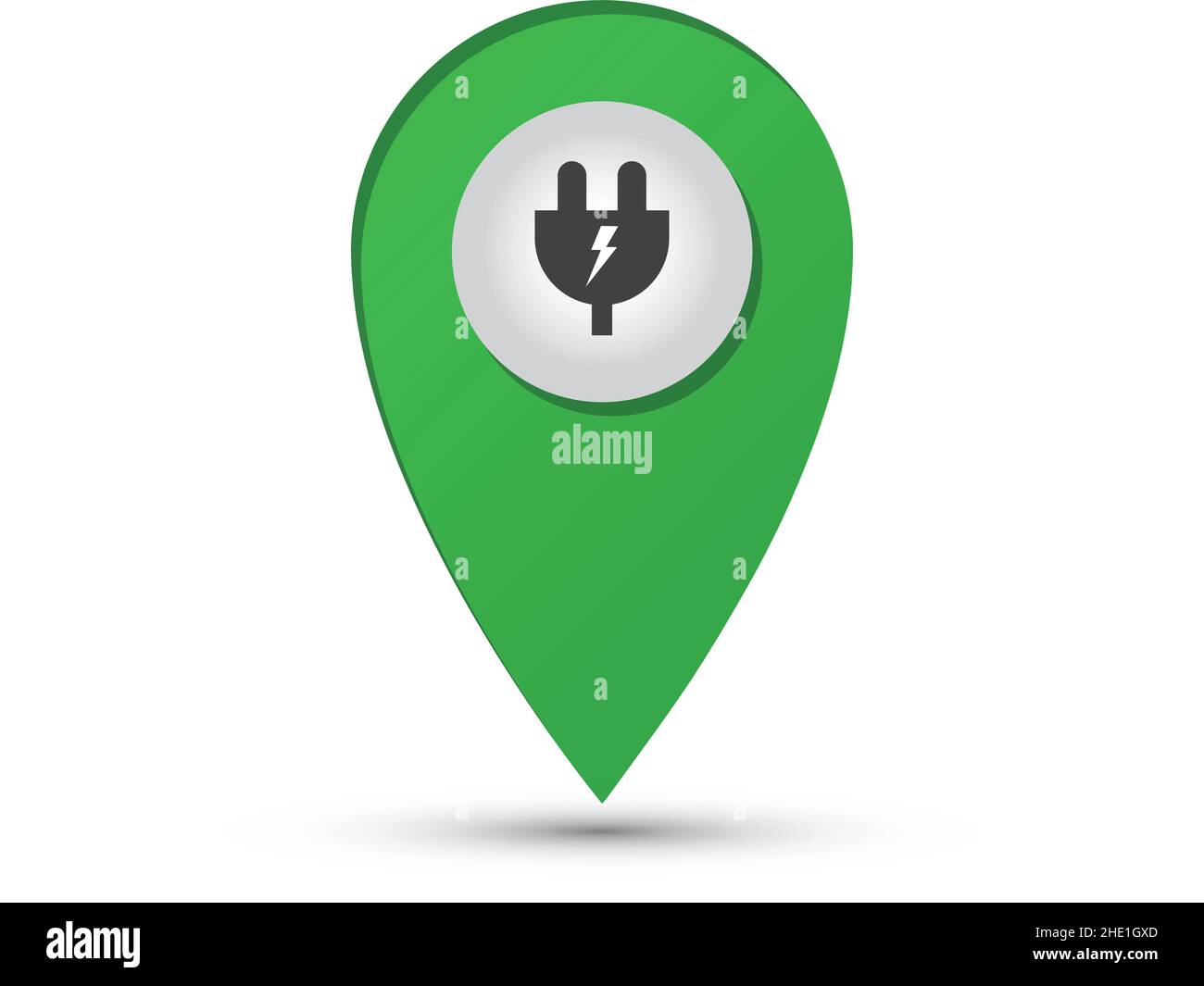 Electric car recharge sign Stock Vector Images - Alamy