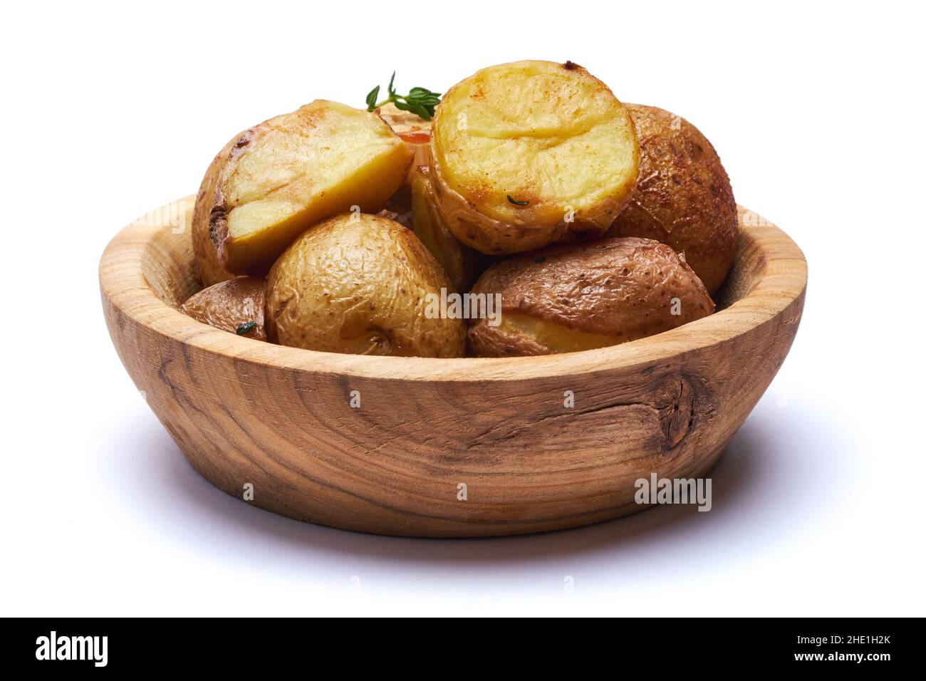 Plate of Baked potato isolated on white background Stock Photo - Alamy