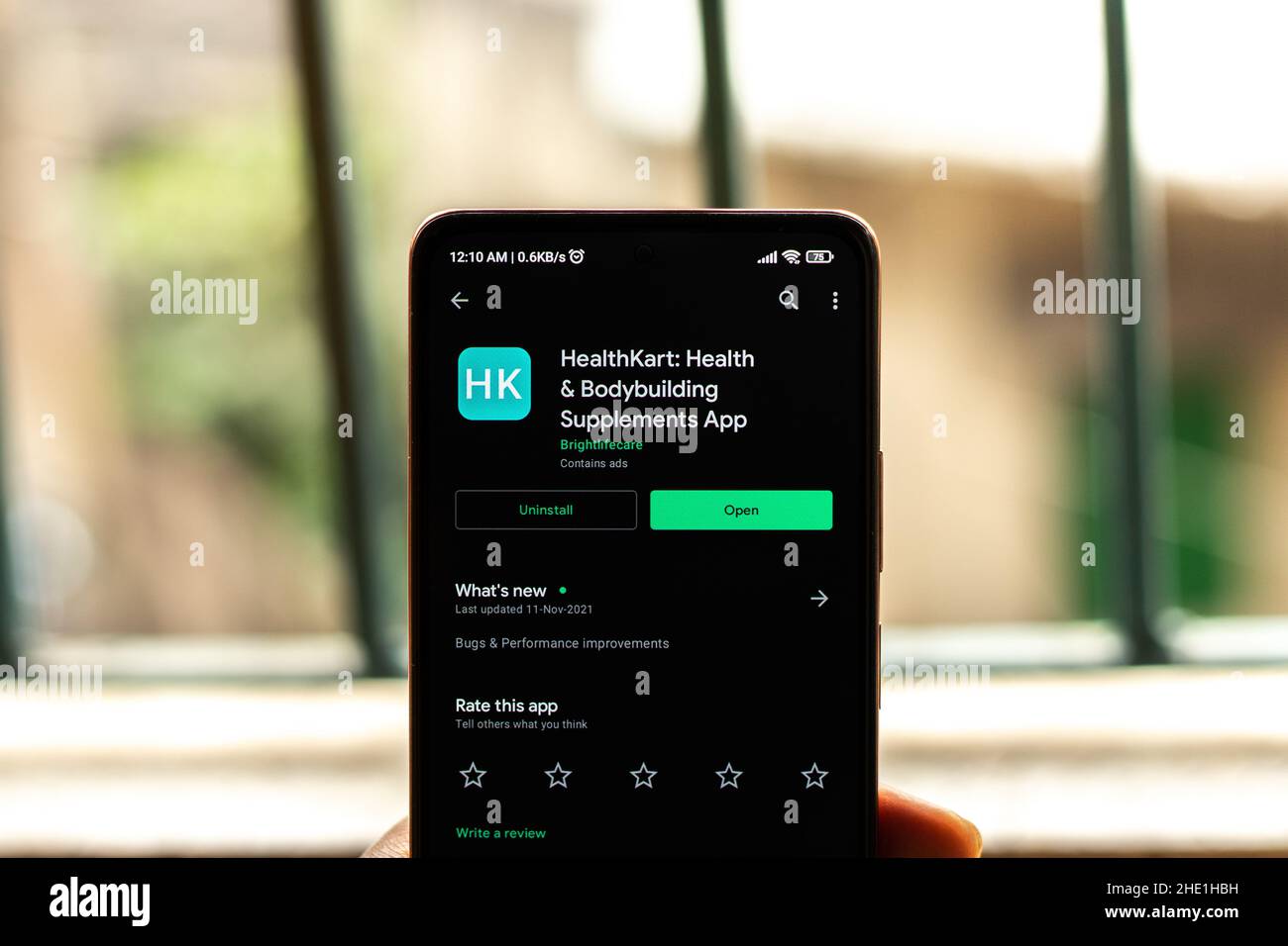 West Bangal, India - January 7, 2022 : HealthKart logo on phone screen ...