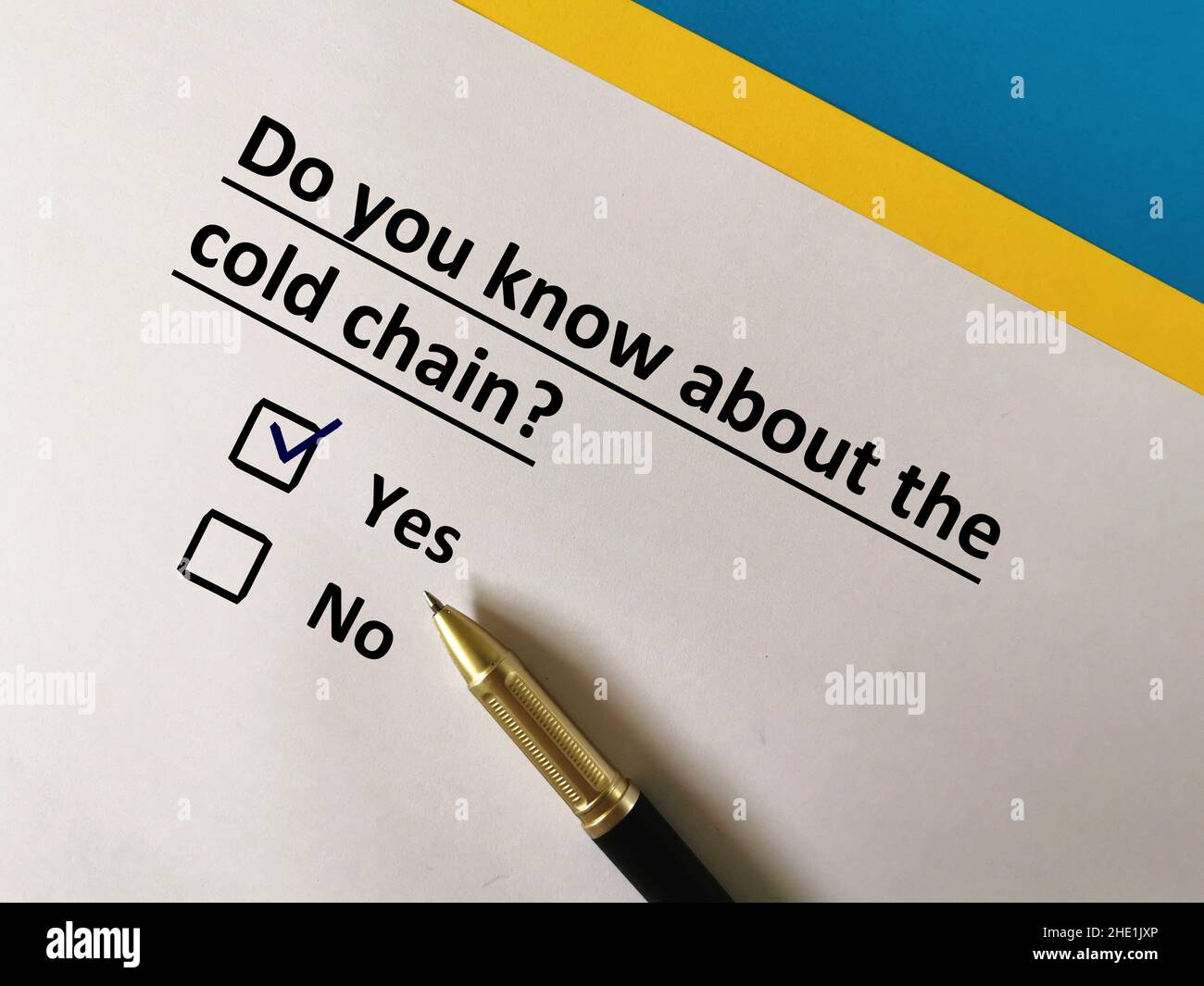 One person is answering question about vaccines. He knows about cold ...