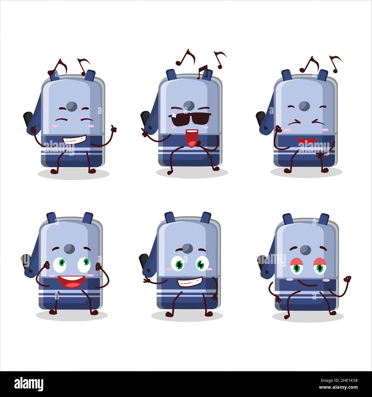 An image of blue pencil sharpener table dancer cartoon character ...