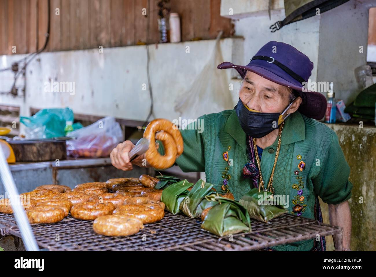 Mae Kampong Pang Klang village in Chiang Mai Thailand December 2021 ...