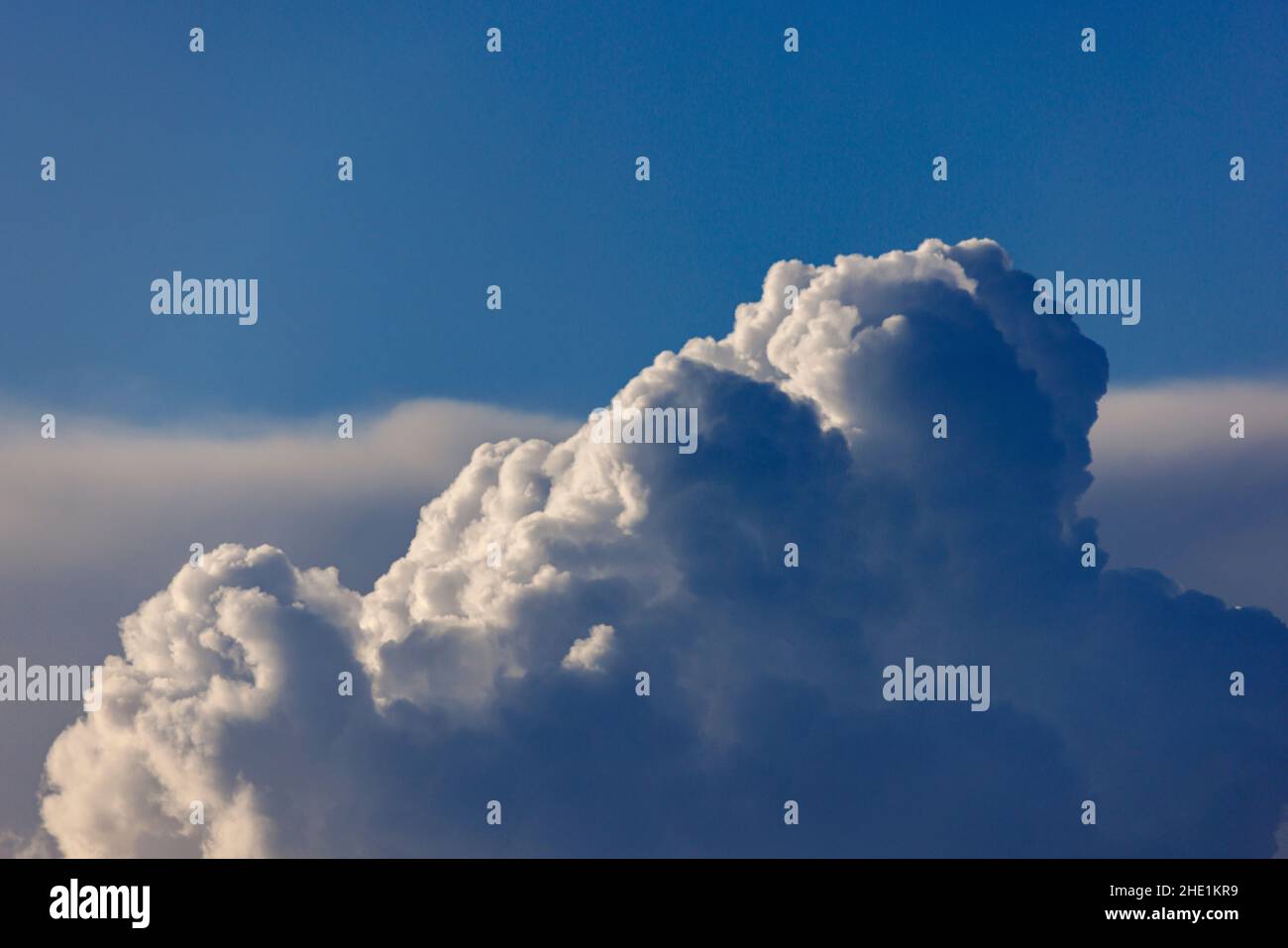 Cumulus against a blue sky Stock Photo - Alamy
