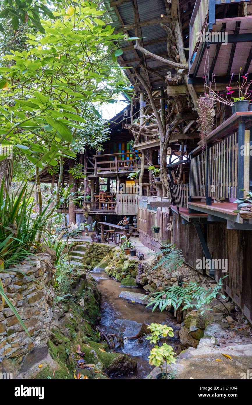 Mae Kampong Pang Klang village in Chiang Mai Thailand December 2021 ...