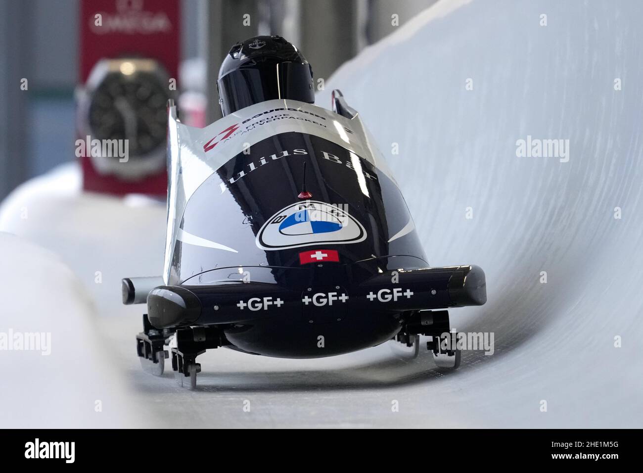 WINTERBERG, GERMANY - JANUARY 8: Martina Fontanive of Switzerland ...