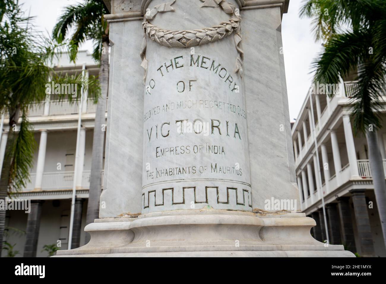 Government House in Port Louis, the capital city of Mauritius. Built by ...