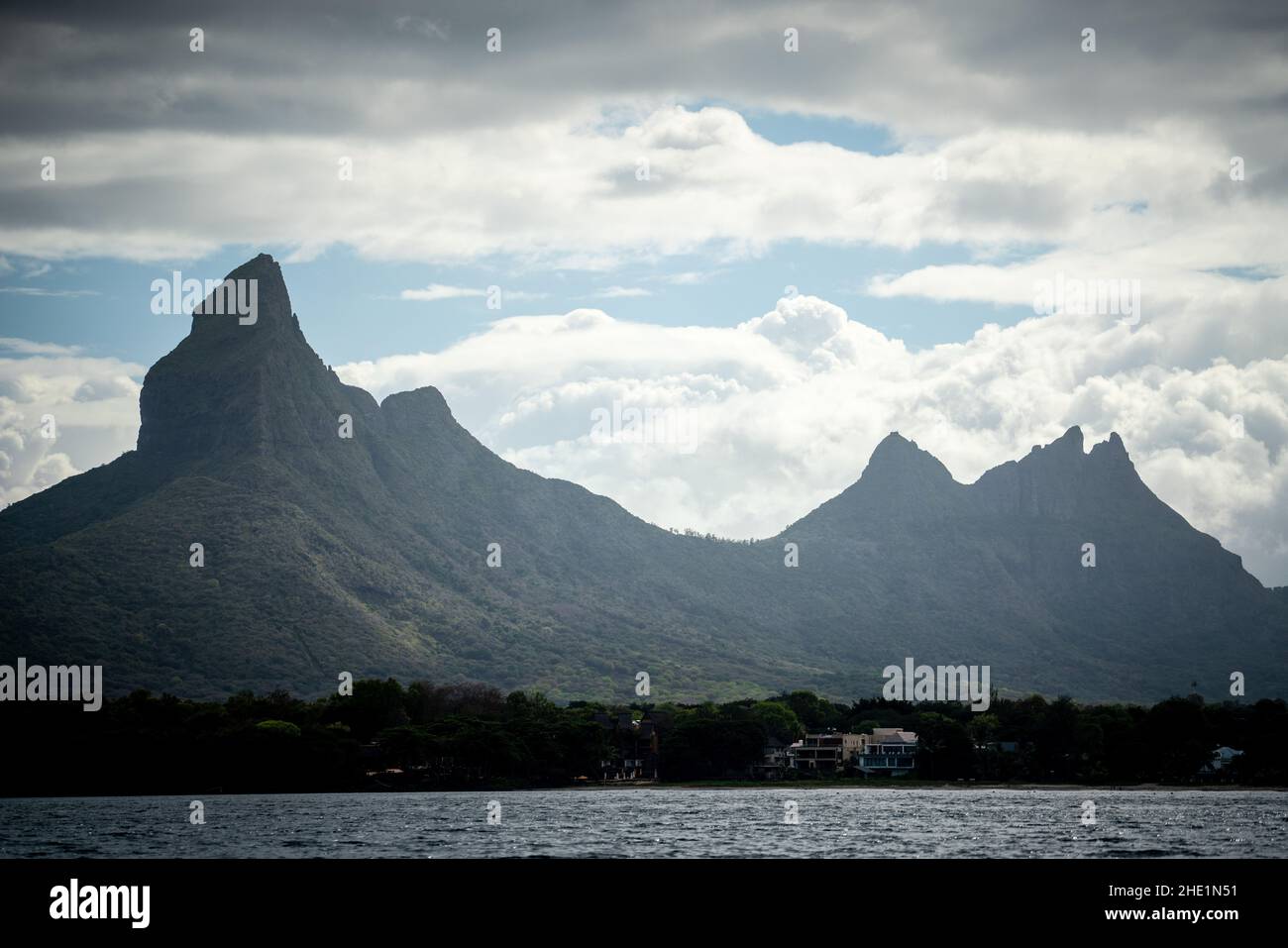 Mountain range in Mauritius Stock Photo - Alamy