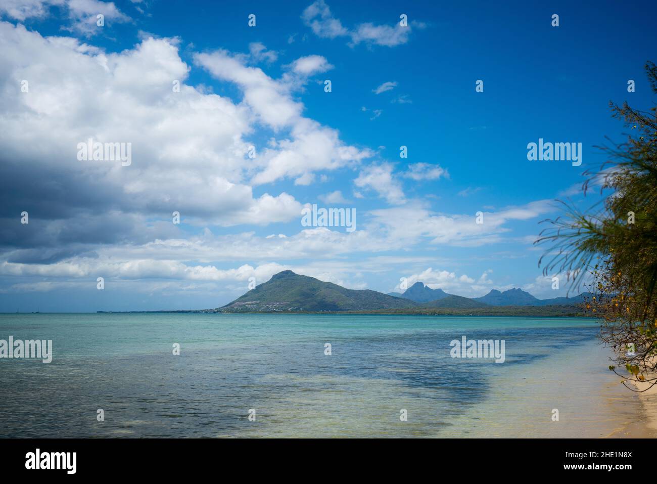 Beach in Mauritius Stock Photo - Alamy
