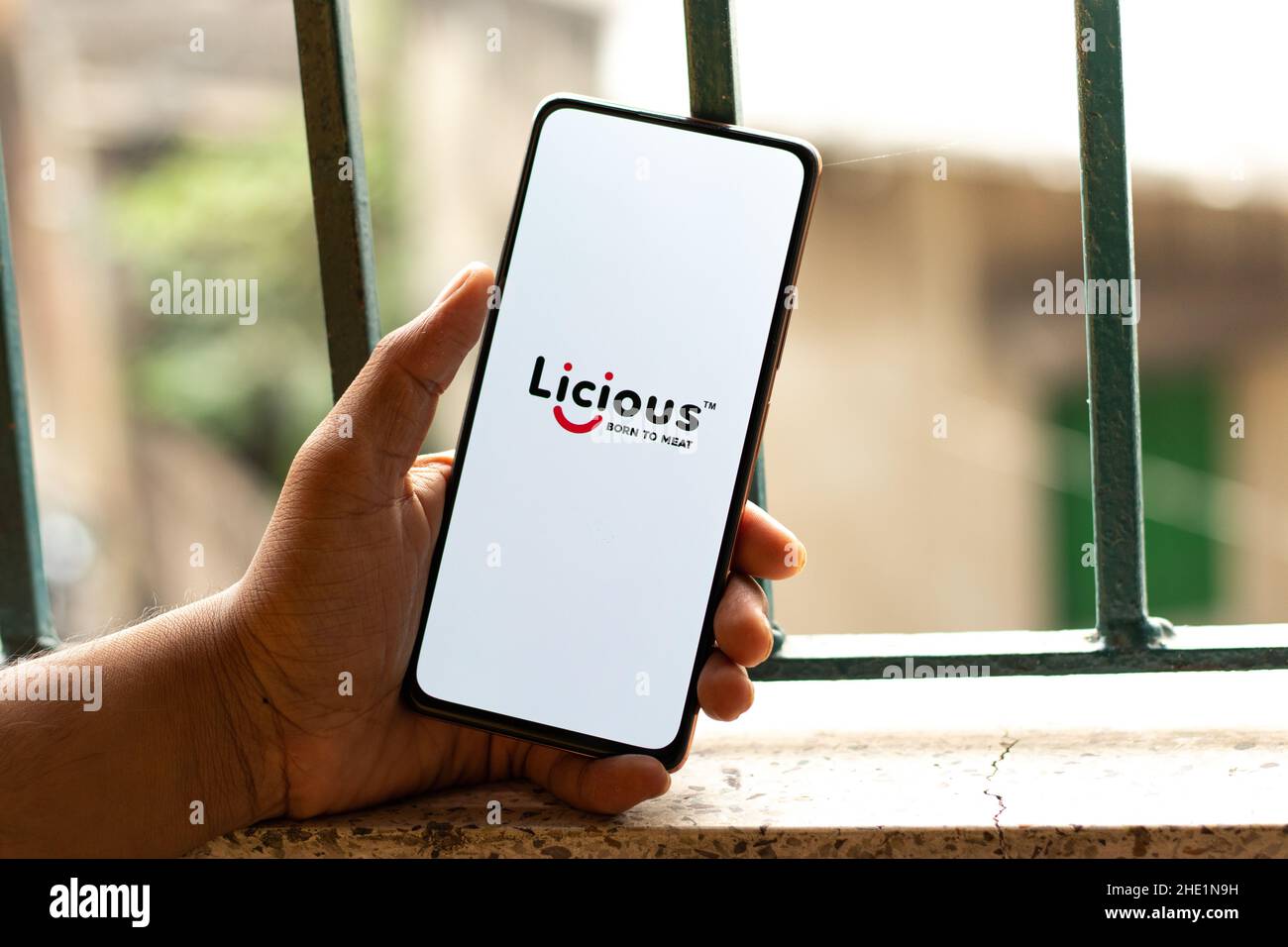 West Bangal, India - January 7, 2022 : Licious logo on phone screen ...