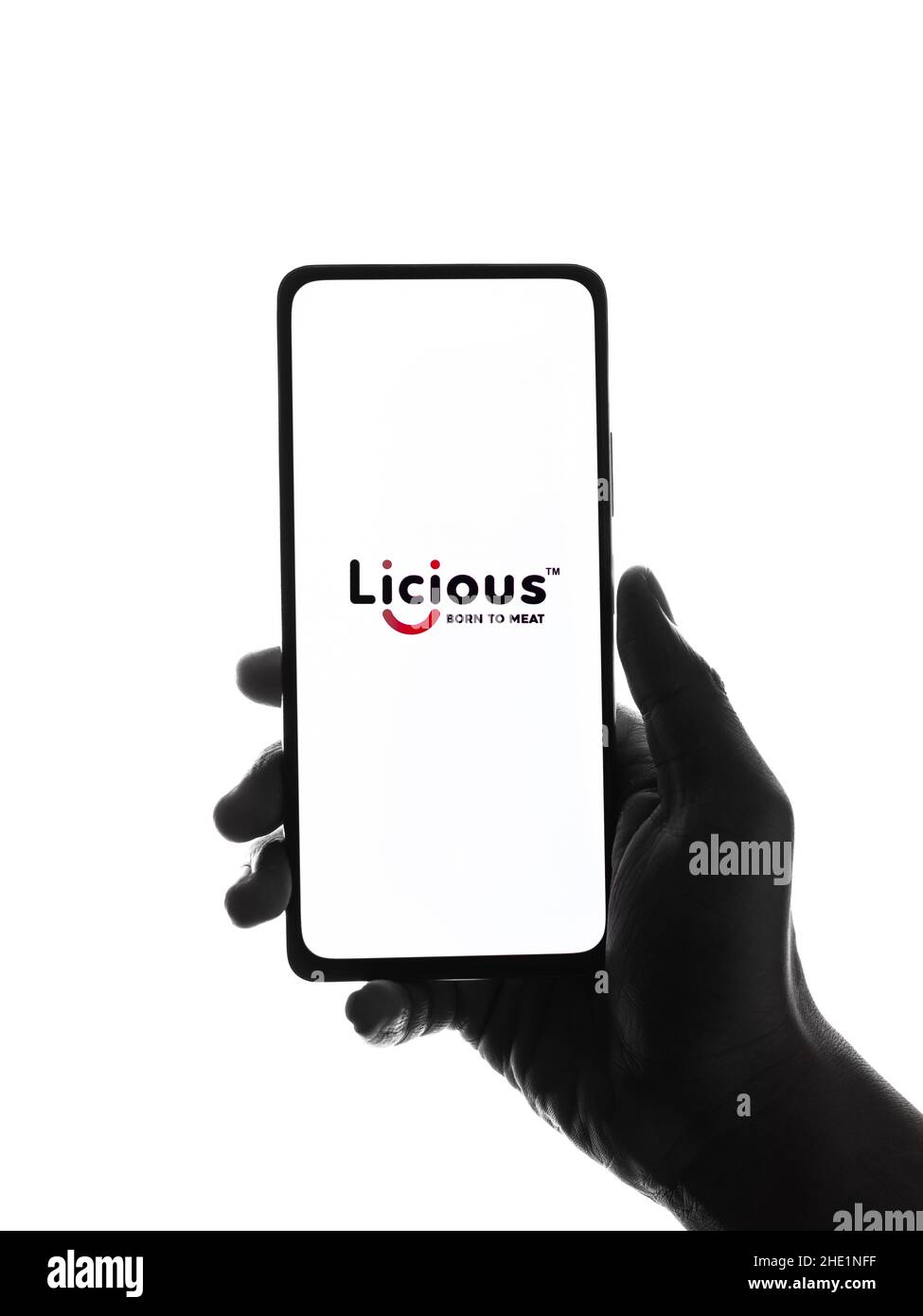 West Bangal, India - January 7, 2022 : Licious logo on phone screen ...