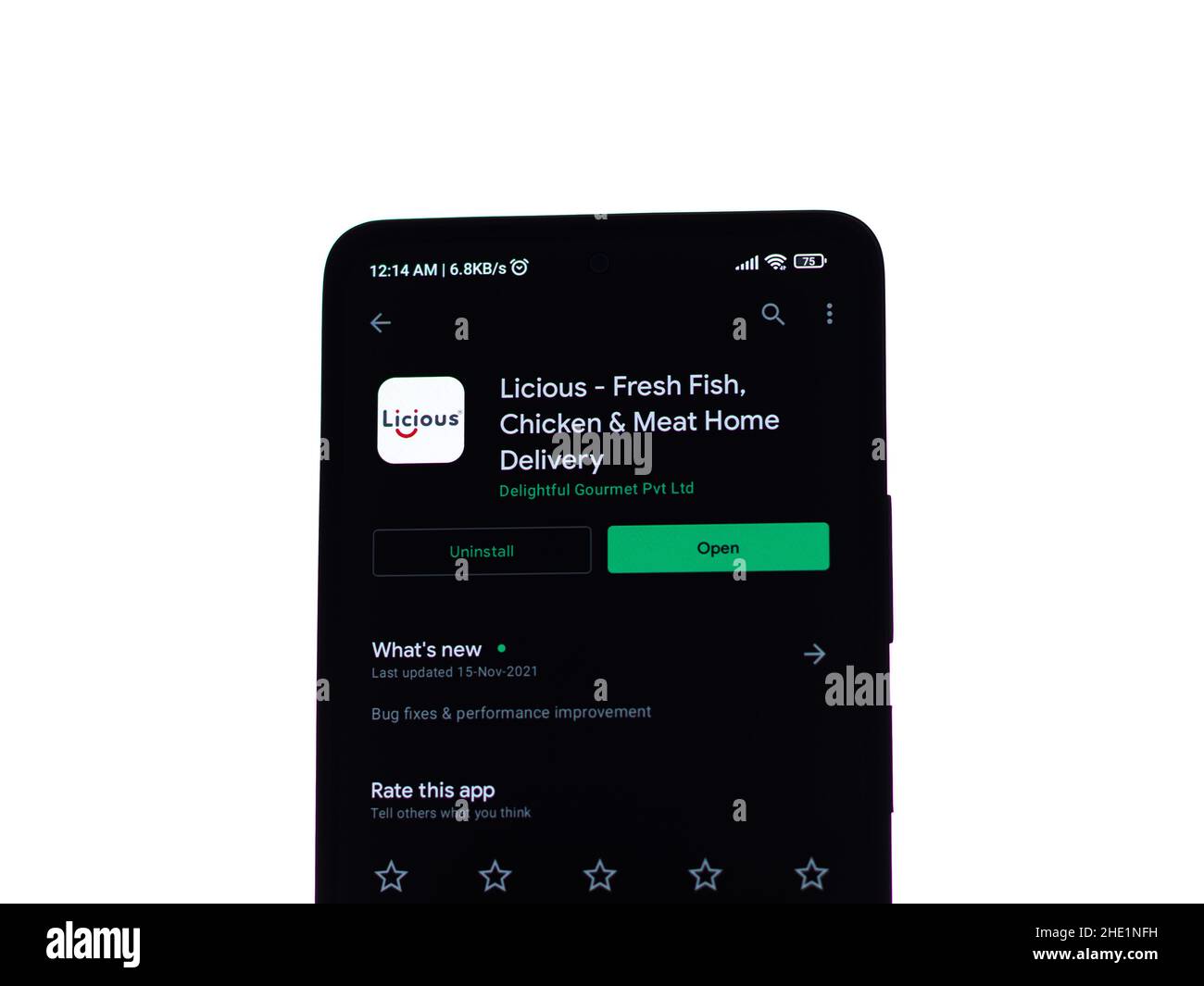 Licious logo hi-res stock photography and images - Alamy