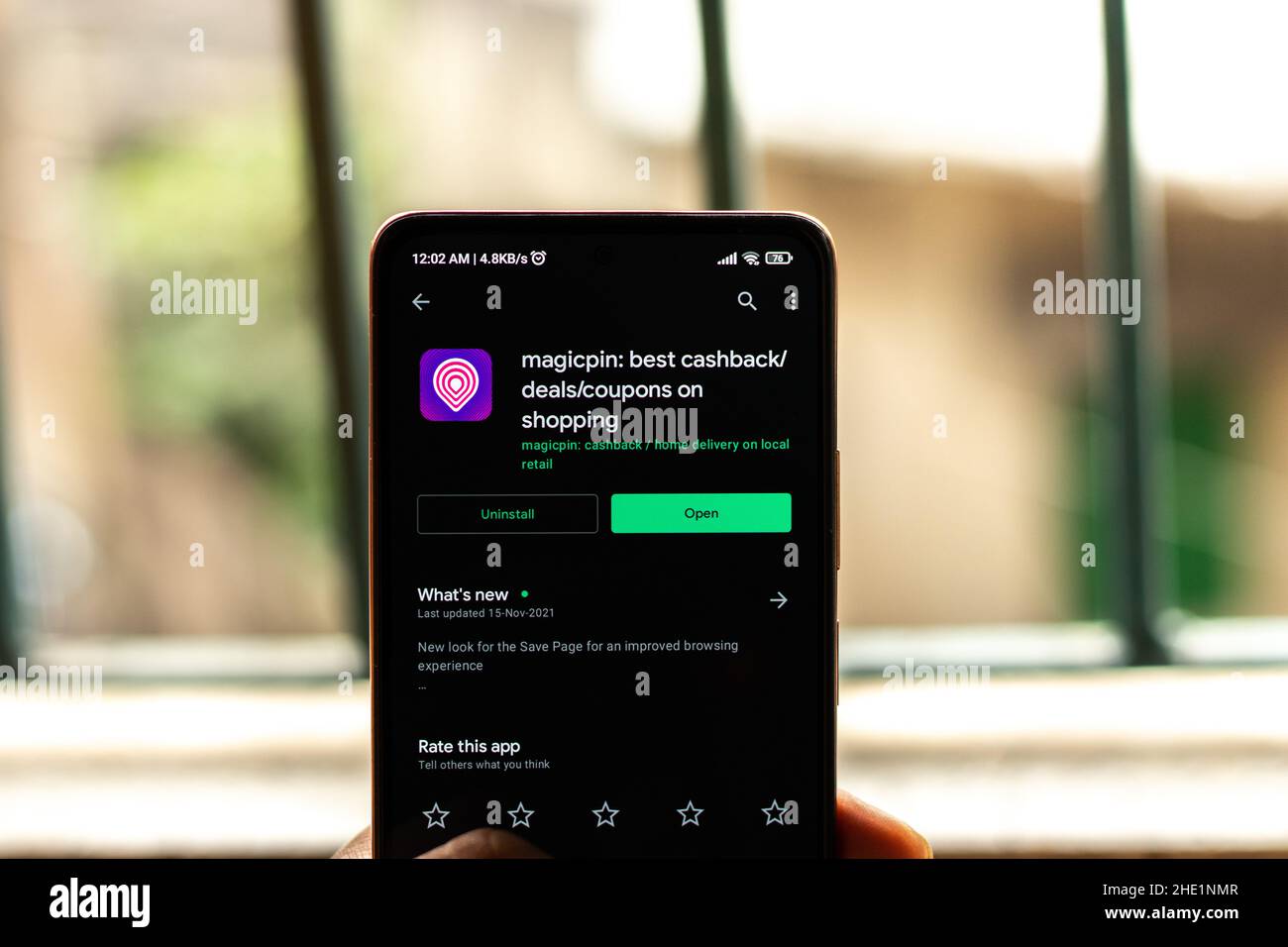 West Bangal, India - December 15, 2021 : Magicpin logo on phone screen ...