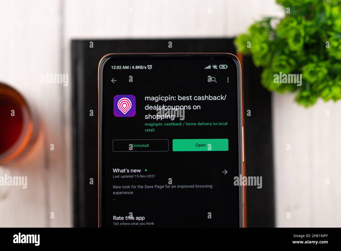 West Bangal, India - December 15, 2021 : Magicpin logo on phone screen ...
