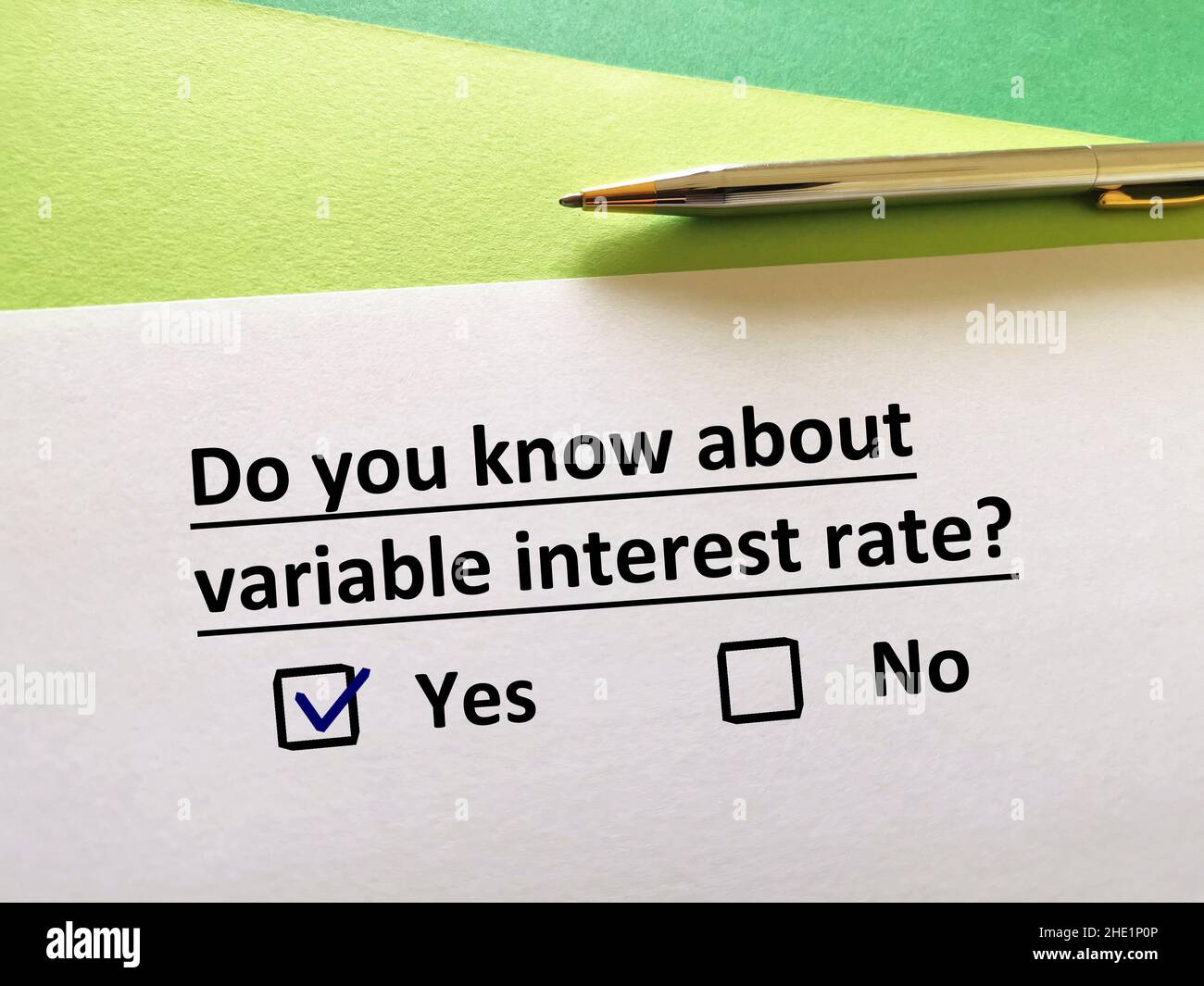 Variable interest rate hi-res stock photography and images - Alamy